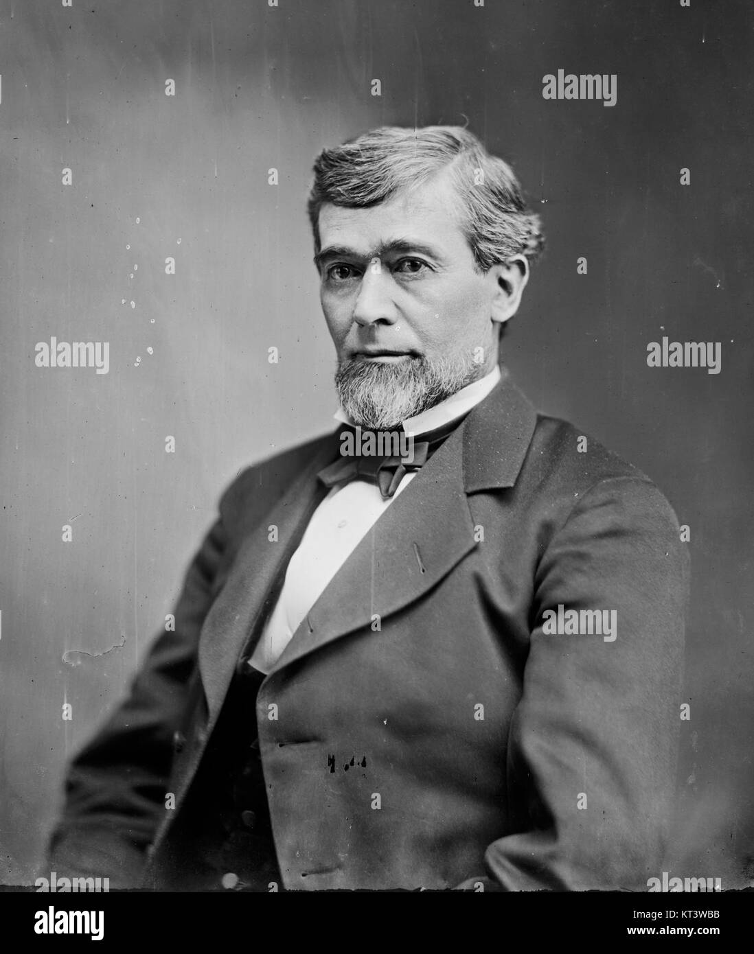 James E. Bailey, captured in a photograph by Brady-Handy, reflects a ...