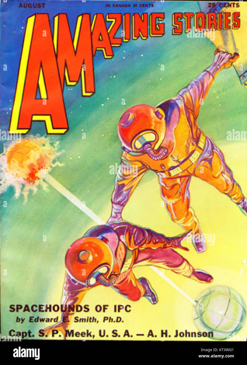 A 1931 publication of the 'Amazing Stories' magazine, an iconic science ...