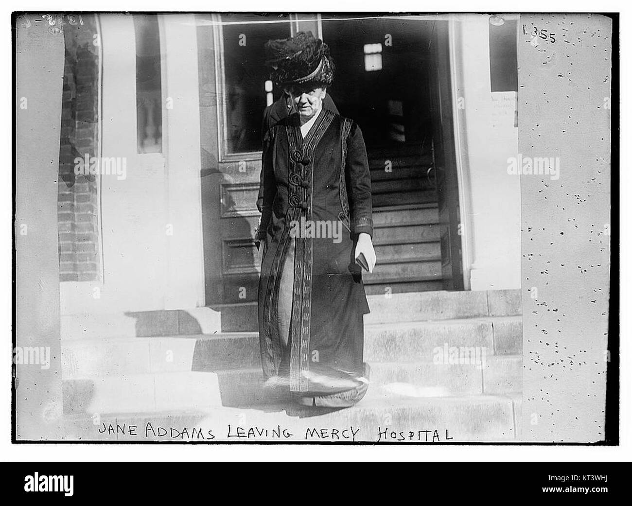 Jane Addams, a social reformer and founder of Hull House, is captured ...