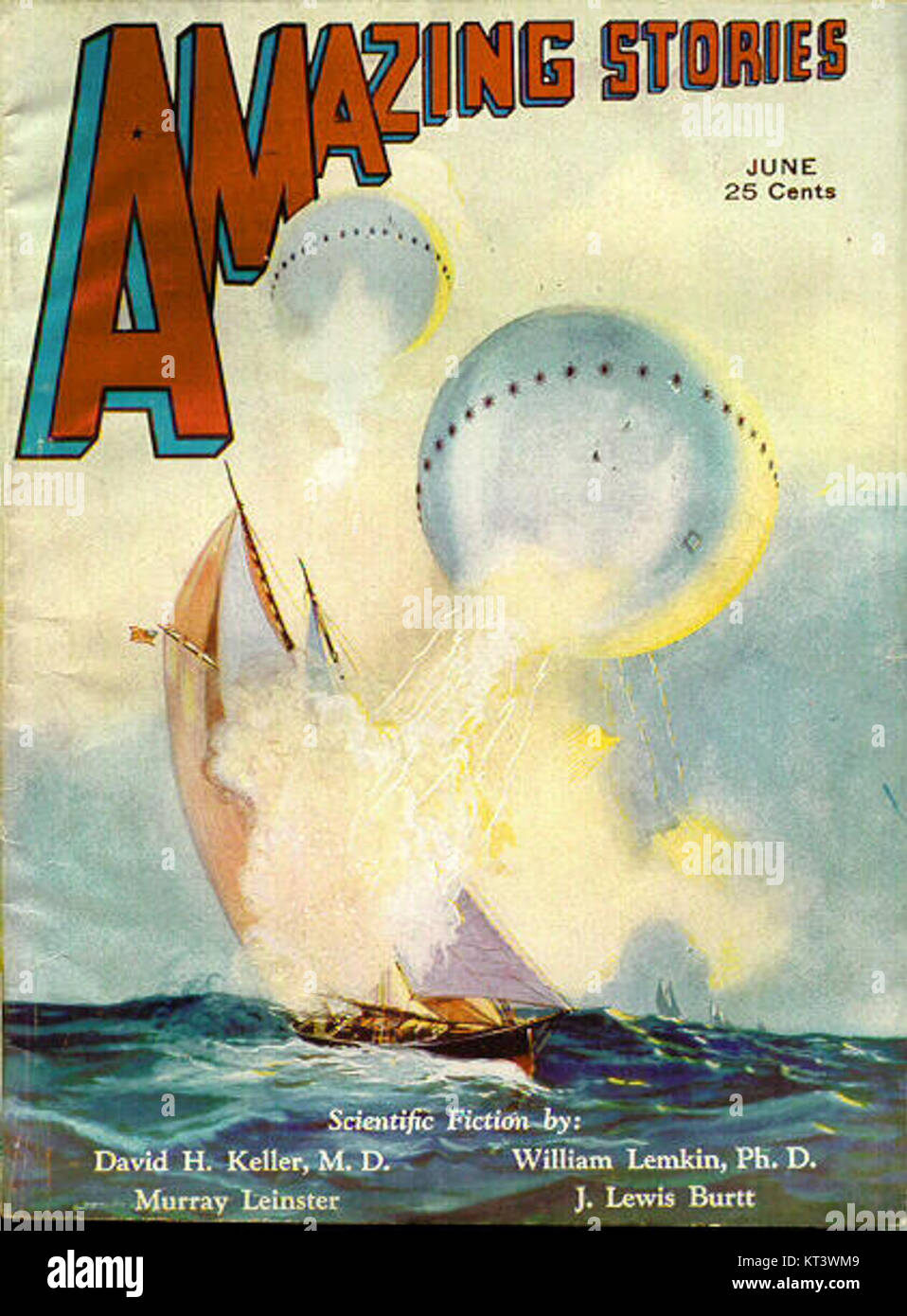 *Amazing Stories* was a popular American science fiction magazine that ...