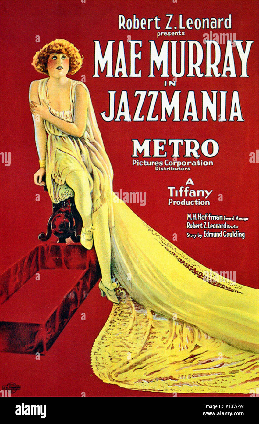 The Jazzmania poster represents a historical advertisement for a jazz ...