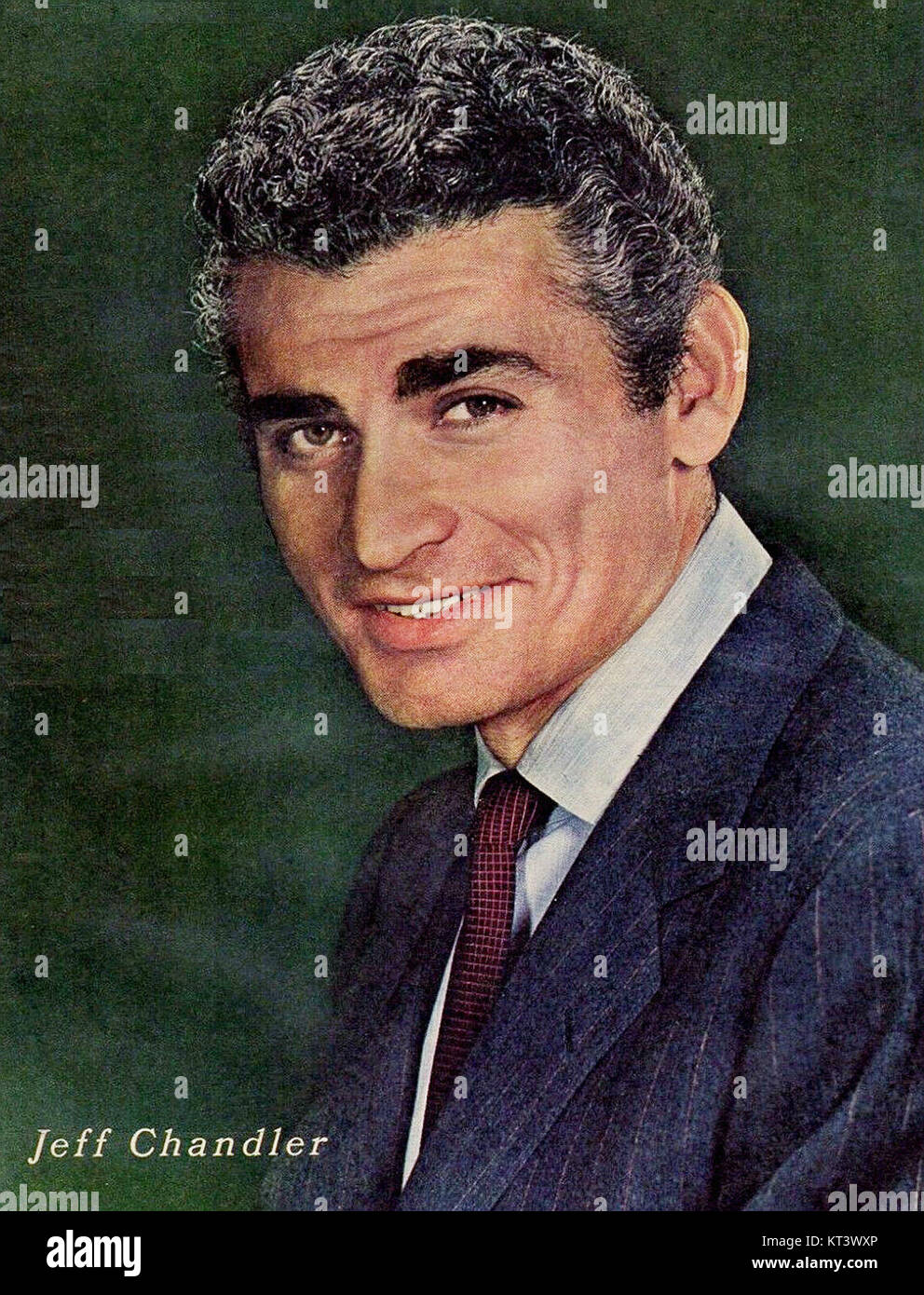Jeff Chandler was a prominent American actor in the 1950s, known for ...
