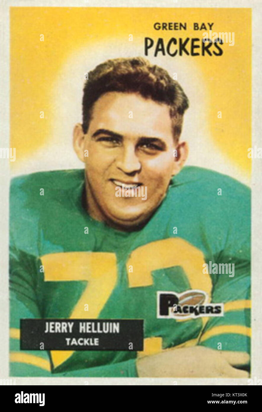 Jerry Helluin - 1955 Bowman Stock Photo - Alamy