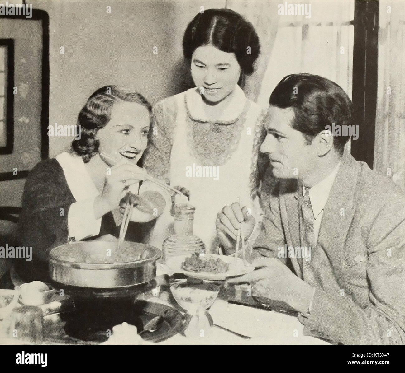 A photograph of Jill Esmond and Laurence Olivier, famous actors of the ...
