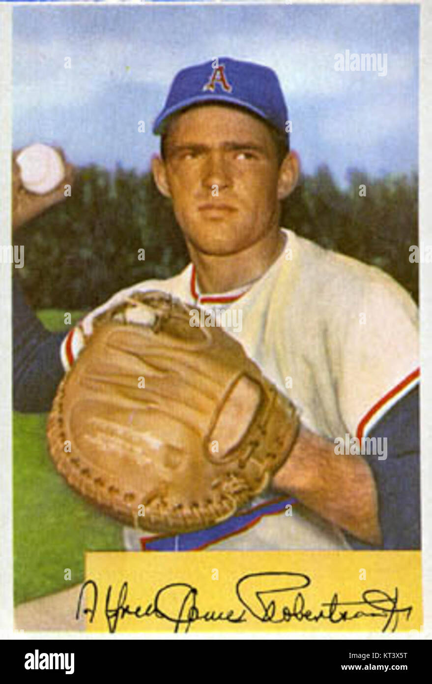 Jim Robertson was a football player featured in the 1954 Bowman ...