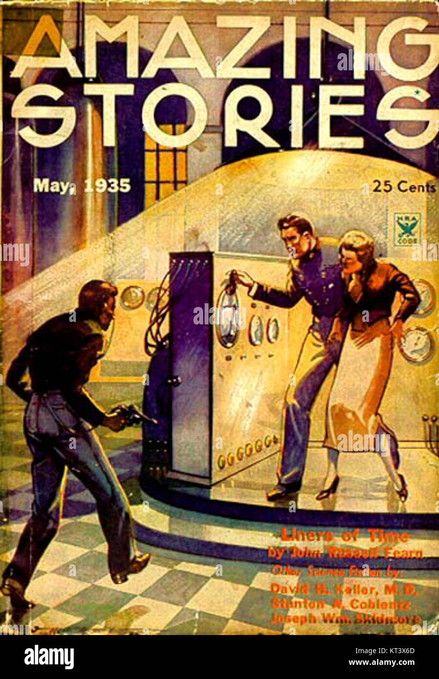 Amazing Stories, May 1935, featured groundbreaking science fiction stories that captivated ...