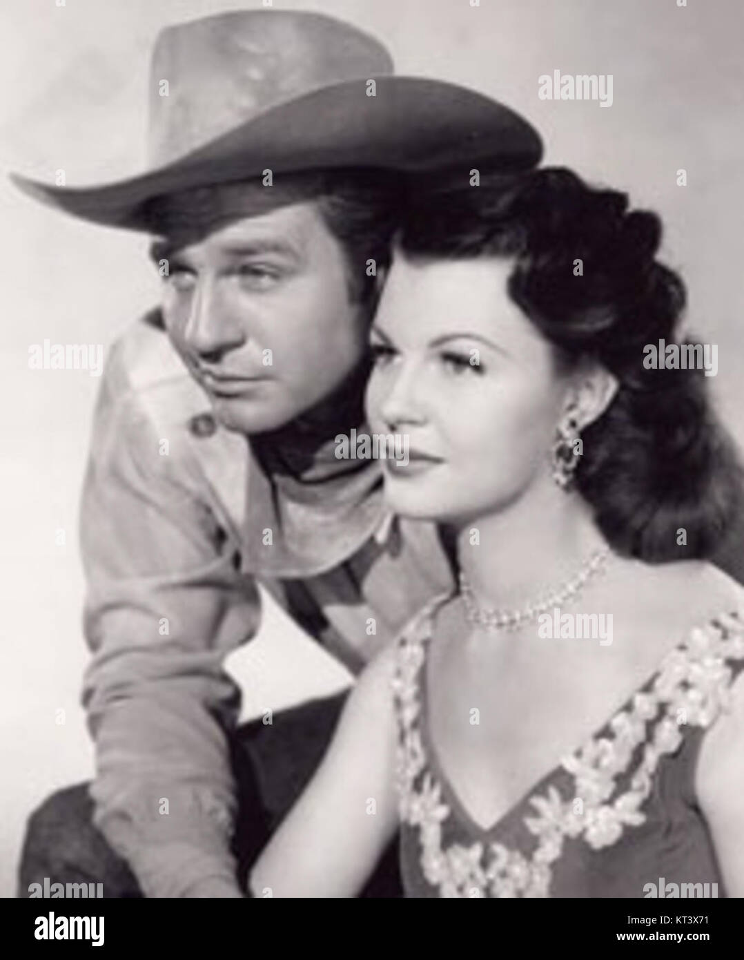 This image captures Jim Davis and Mary Castle in a scene from the ...