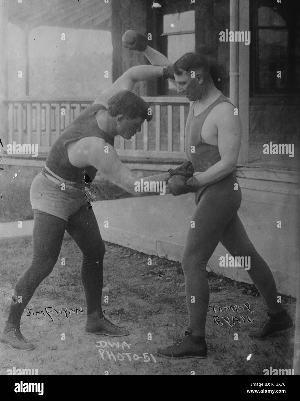 Jim Flynn and Tommy Ryan were notable boxers known for their matchups ...