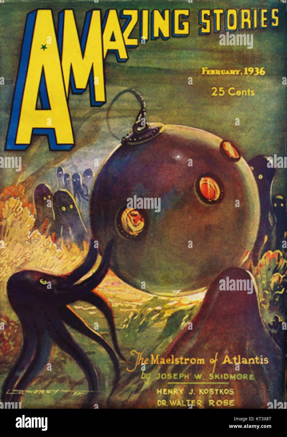 Amazing Stories, a popular magazine first published in 1936, became one ...