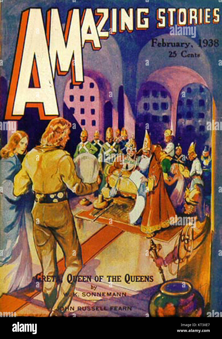 *Amazing Stories*, first published in 1938, was a prominent science ...