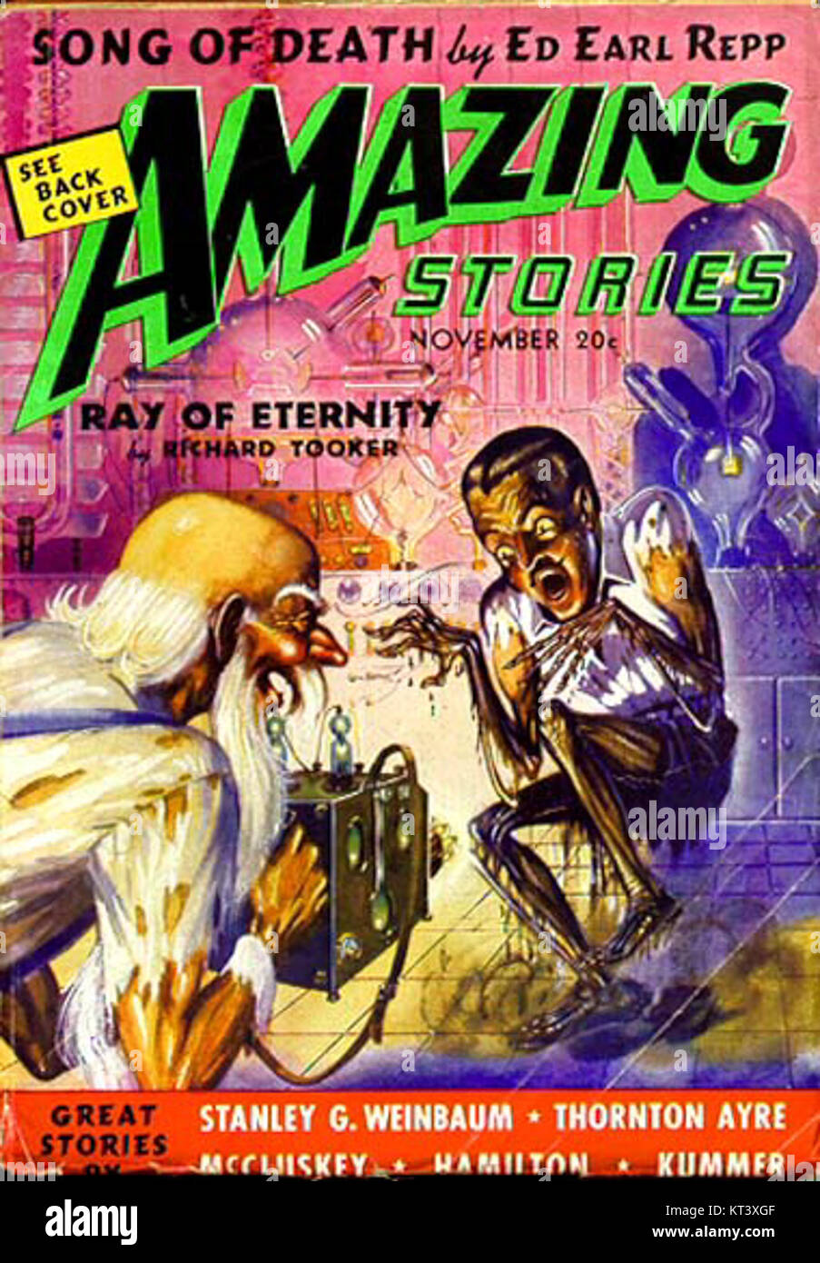 Amazing Stories was a popular science fiction magazine in the 1930s ...