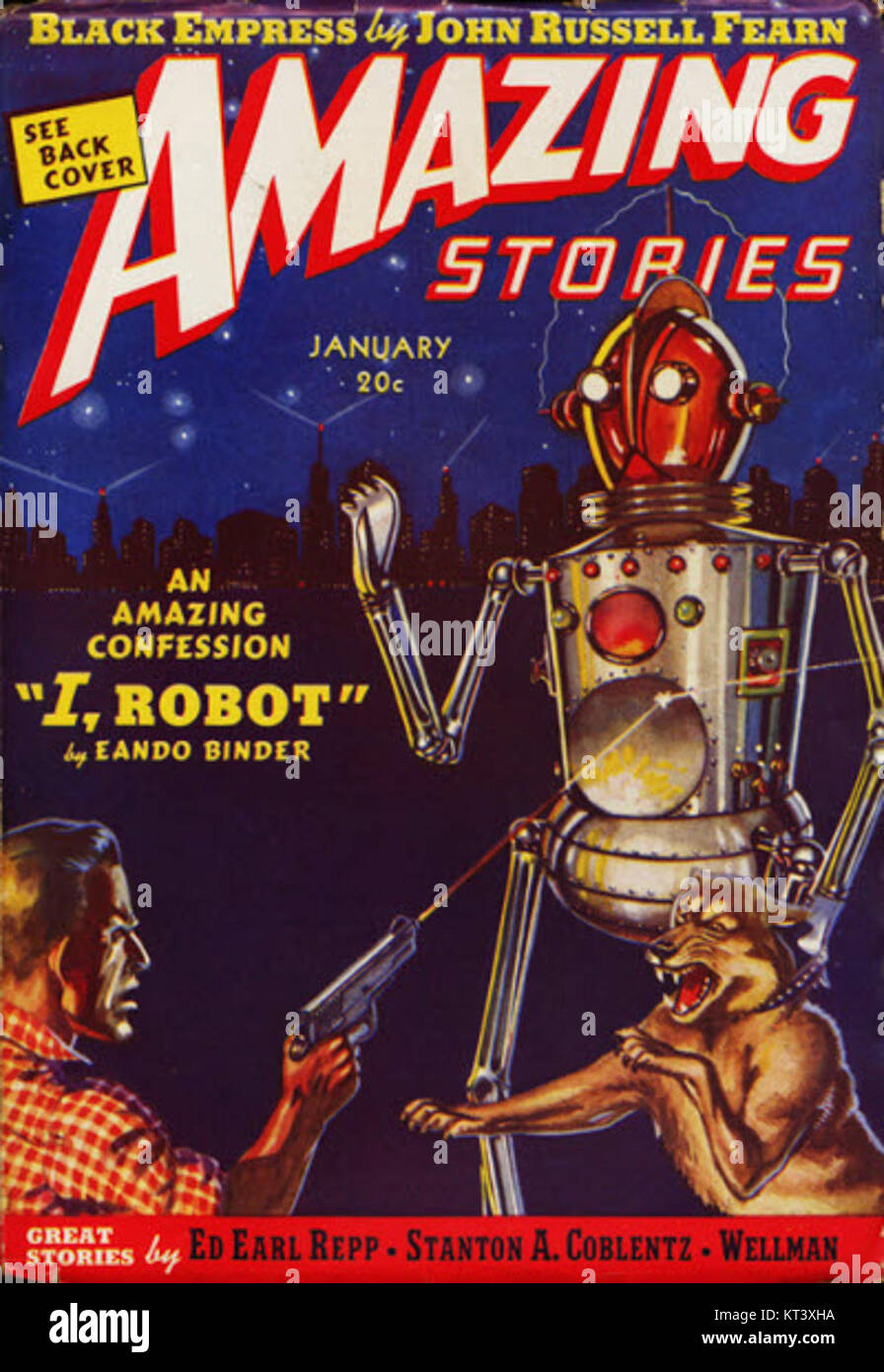 The 'Amazing Stories' series from January 1939 features science fiction ...