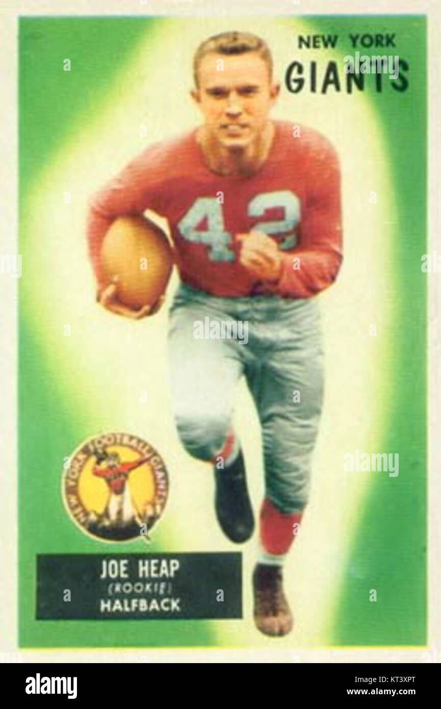 Joe Heap was a player associated with the 1955 Bowman collection, which ...