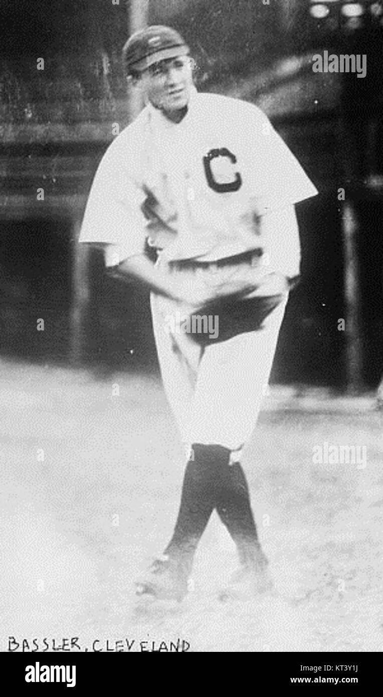 A portrait or representation of Johnny Bassler, an American baseball ...