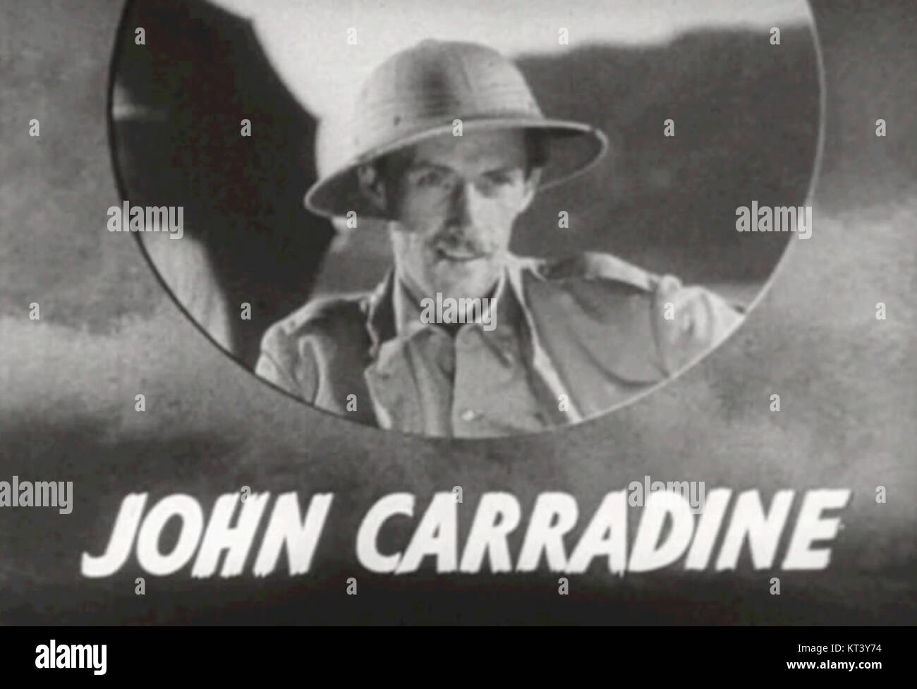 John CarradineThe Hurricane Trailer screenshot Stock Photo - Alamy