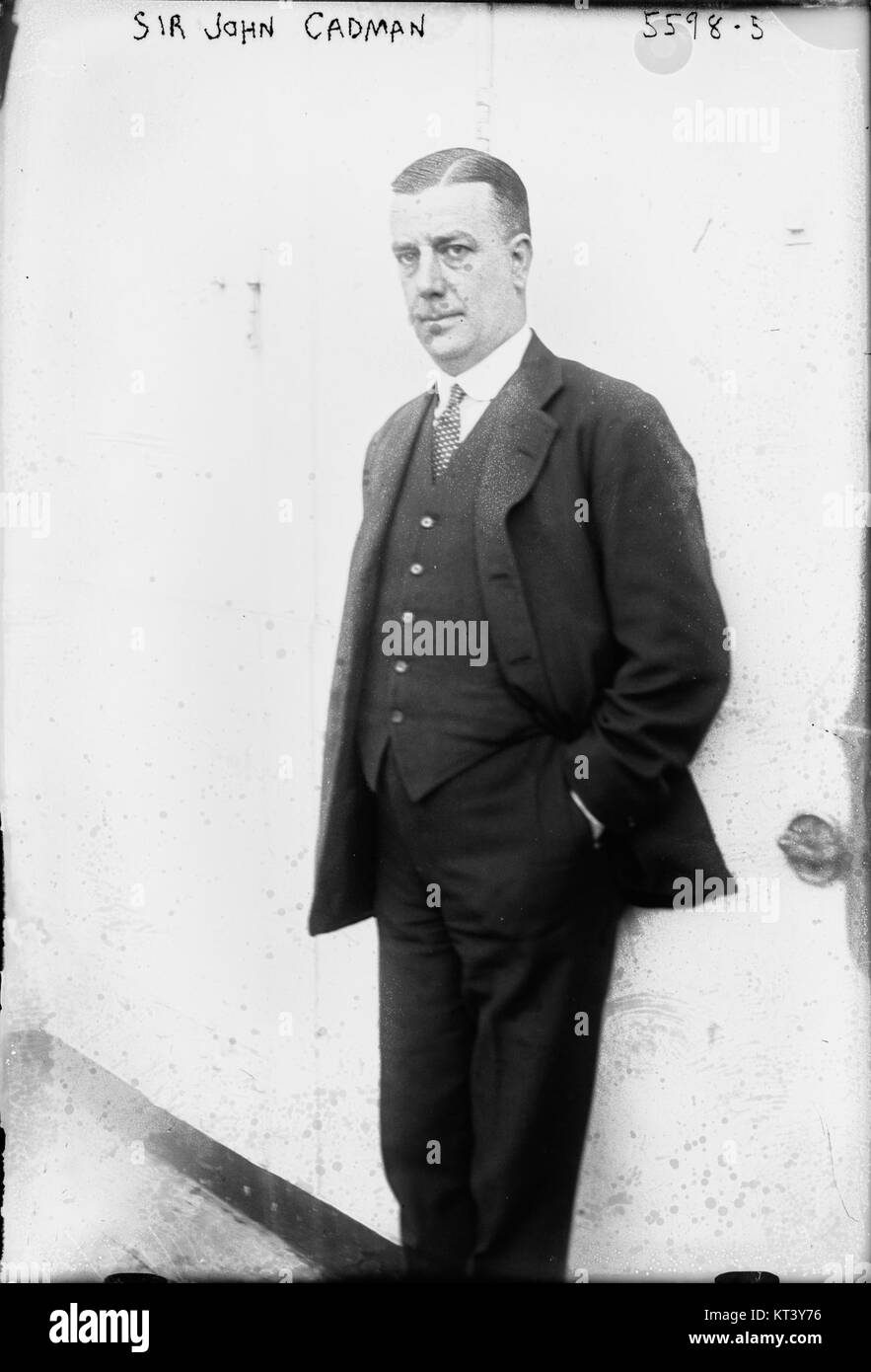 This portrait of John Cadman, a prominent figure, captures a key moment ...