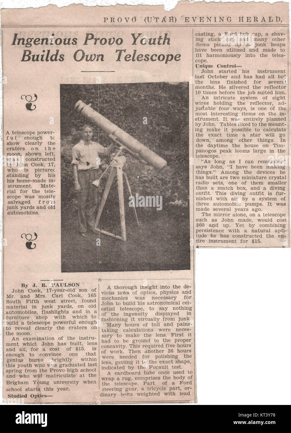 John call cook hi-res stock photography and images - Alamy