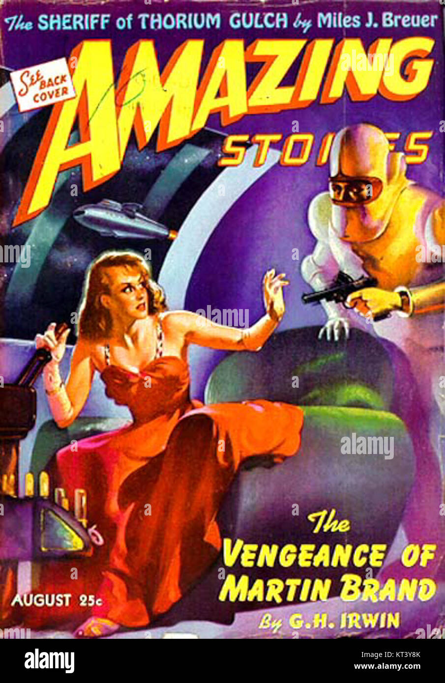 Amazing Stories, a popular American science fiction magazine, from 1942 ...