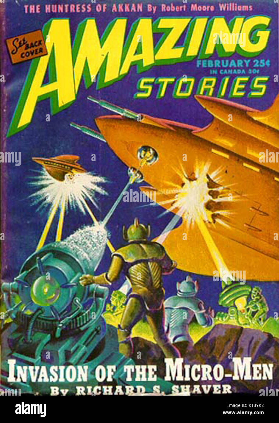 The 1946 edition of *Amazing Stories* magazine, a pioneering science ...