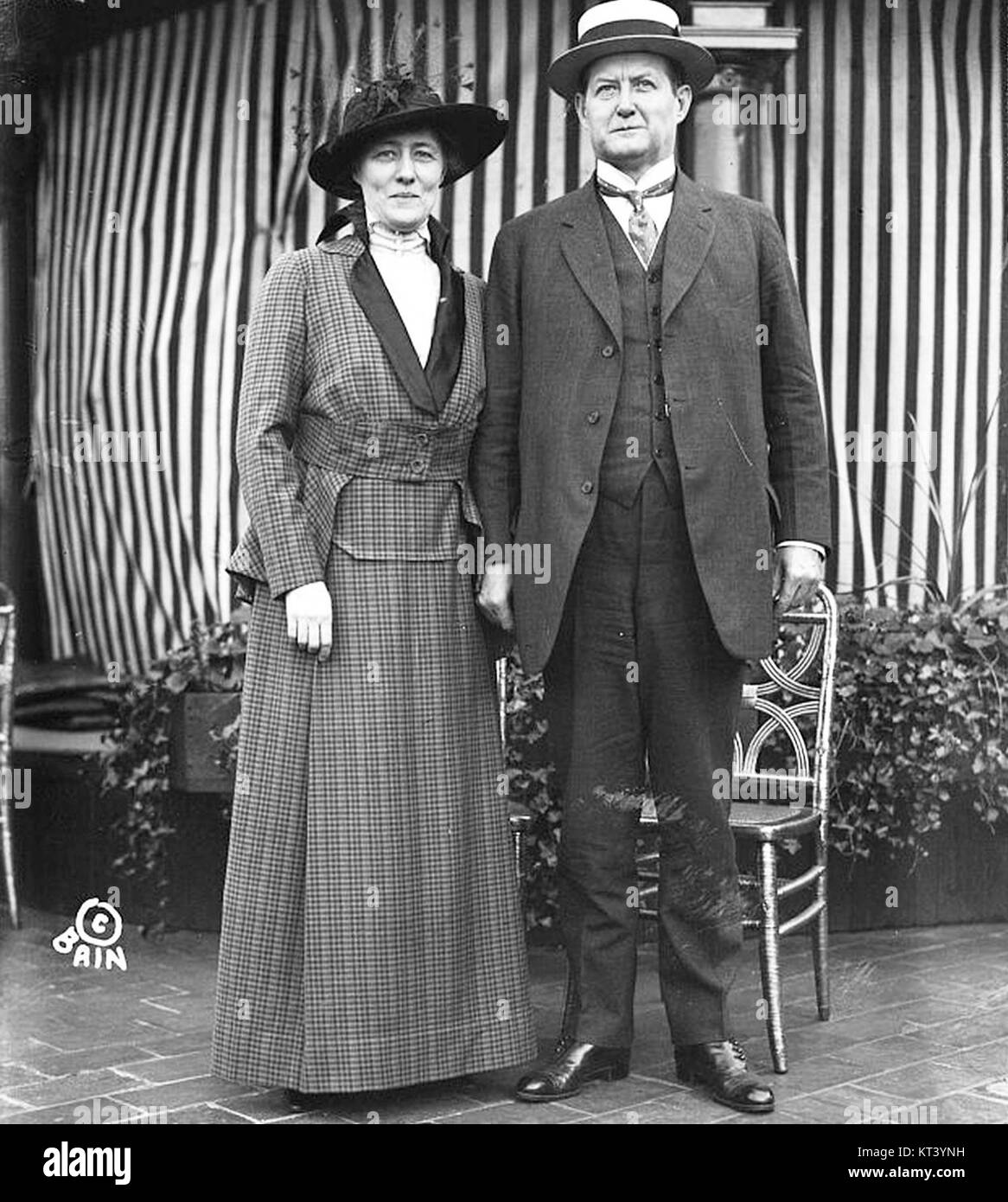 John Slaton, a notable individual, is captured in this image with his ...