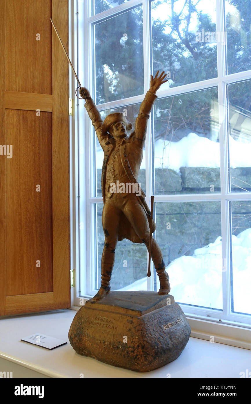 Sculpture of John Stark by Richard H. Recchia, created in 1953 ...