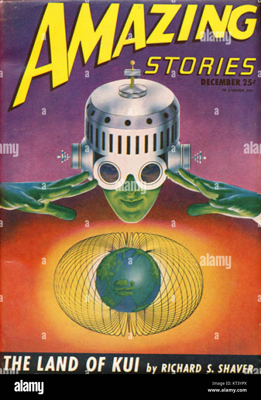 A vintage 1946 issue of *Amazing Stories*, one of the first science ...