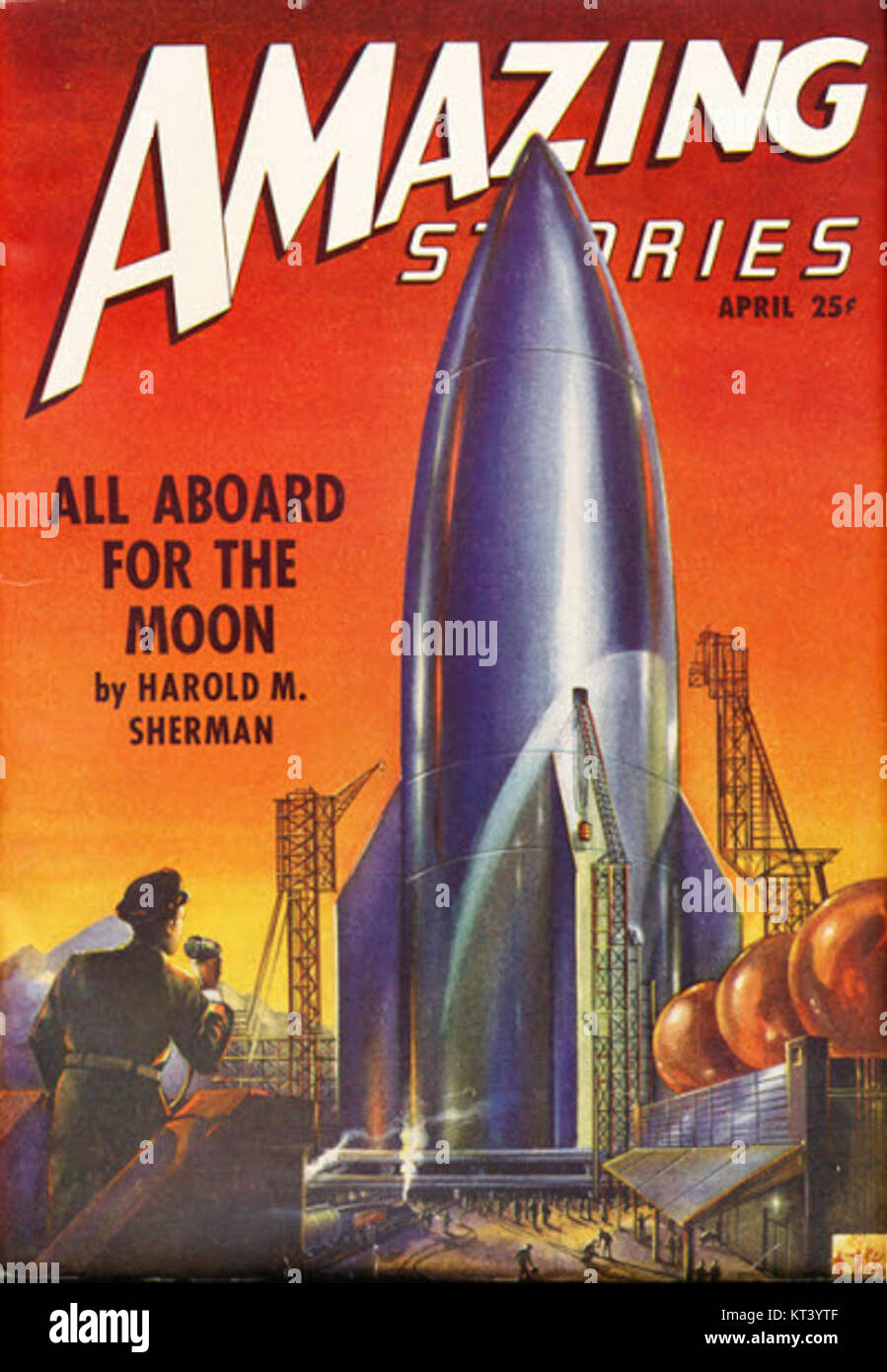 An edition of 'Amazing Stories' from 1947, showcasing a cover or ...