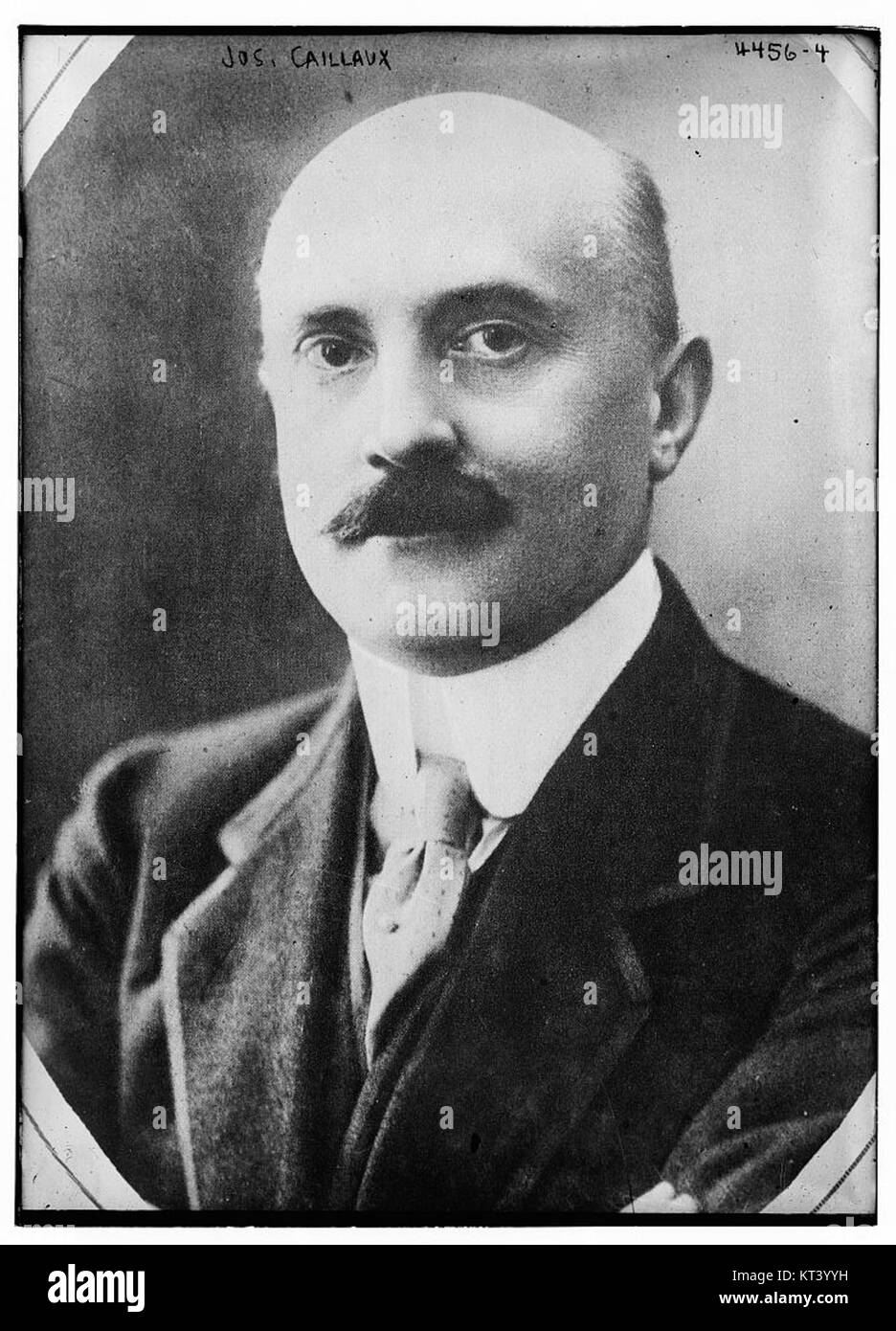 This image features Jos. Caillaux, a prominent French politician known ...