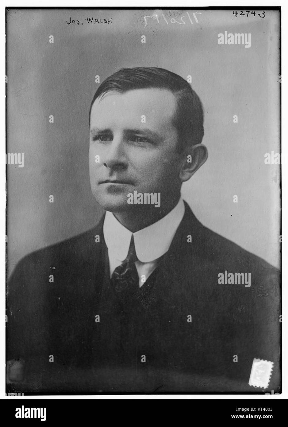 The photograph of Jos. Walsh, numbered 20750503392, is a captured ...