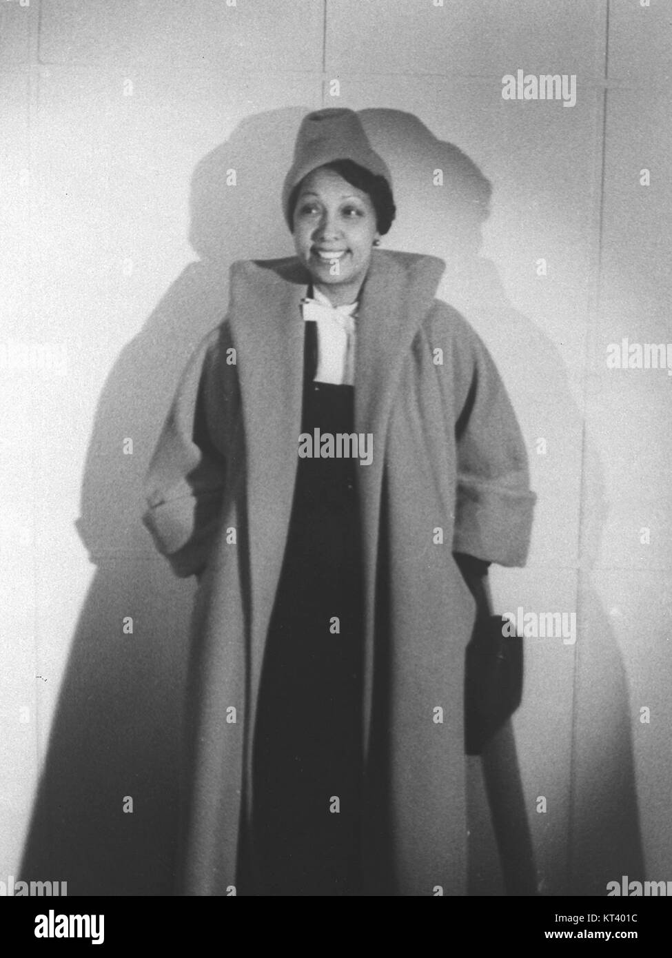 A photograph of Josephine Baker, the American-French performer and ...