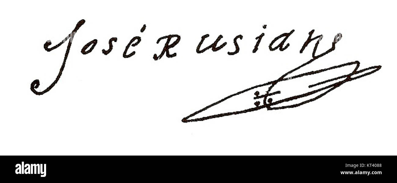 This item features the signature of Jose Russian Cuartino, dated 2012 ...
