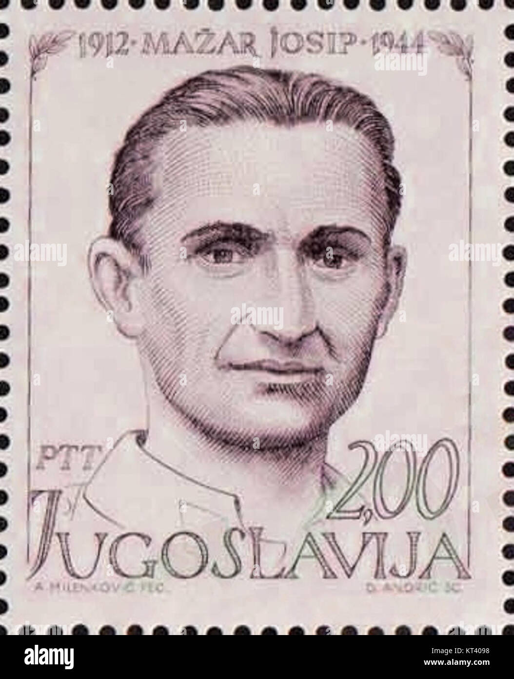 This 1973 Yugoslavian stamp features Josip Broz Tito, the leader of ...