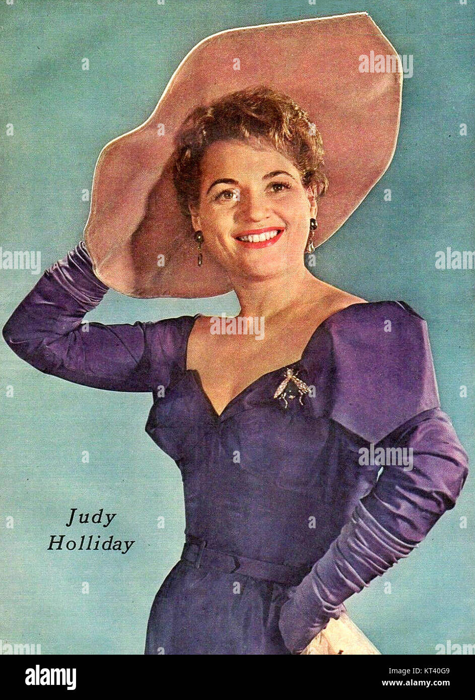 Judy Holliday was an American actress, known for her comedic roles in the 1950s. This image from ...
