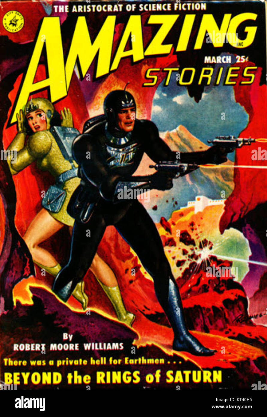 The 'Amazing Stories' magazine, first published in 1951, is a key ...
