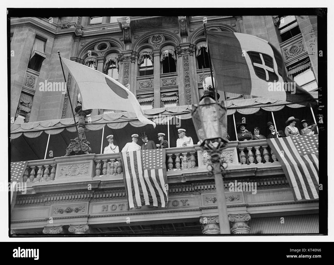 This photograph commemorates the celebration of July 4th, likely ...