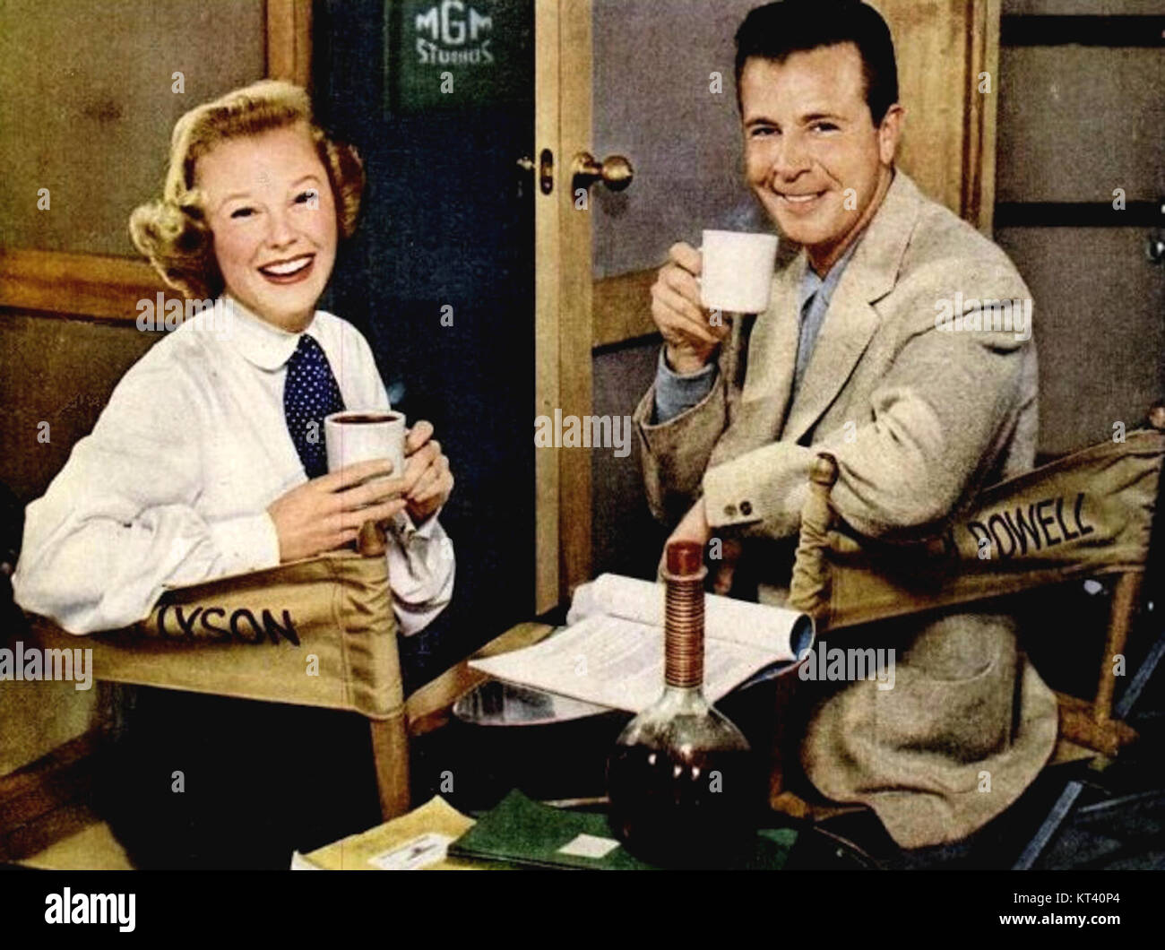 June Allyson and Dick Powell 1952 Stock Photo - Alamy