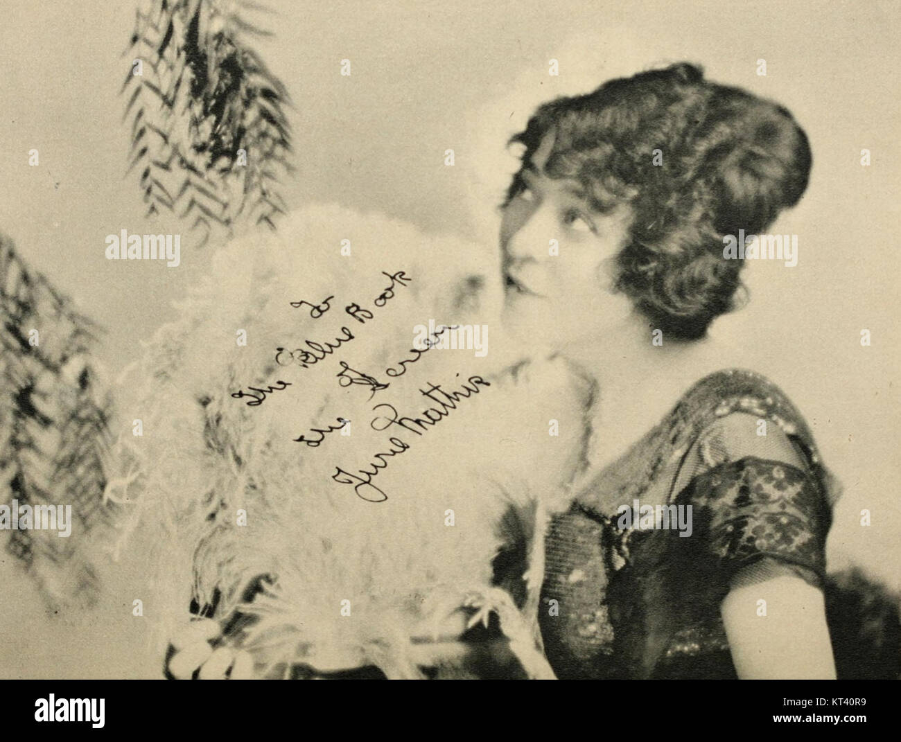 June Mathis in The Blue Book of the Screen Stock Photo - Alamy