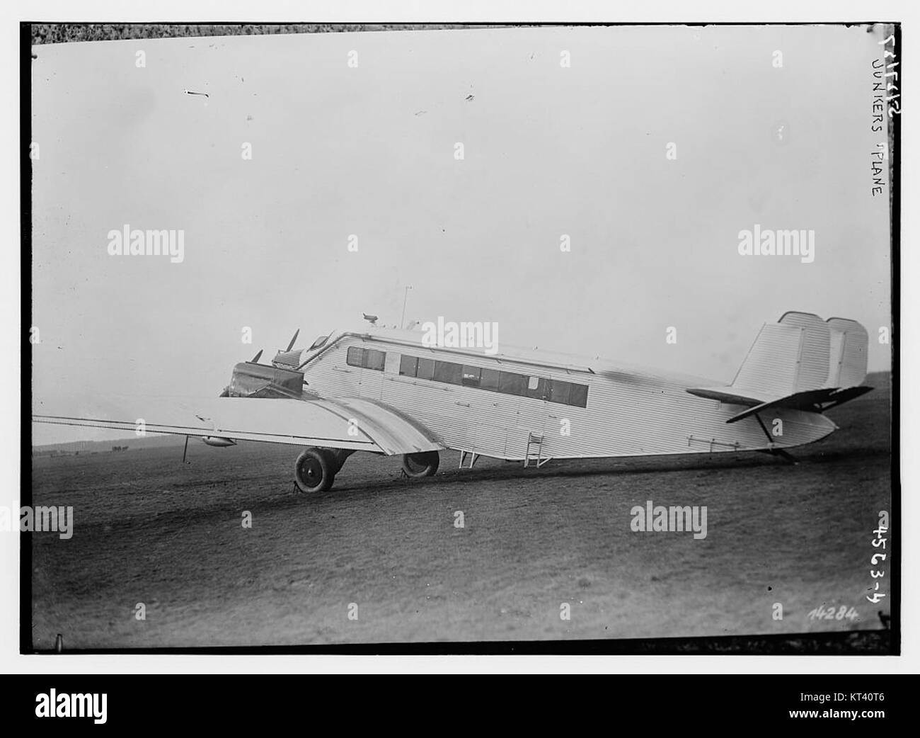 The Junkers 'plane, captured in this image, is a notable aircraft from ...