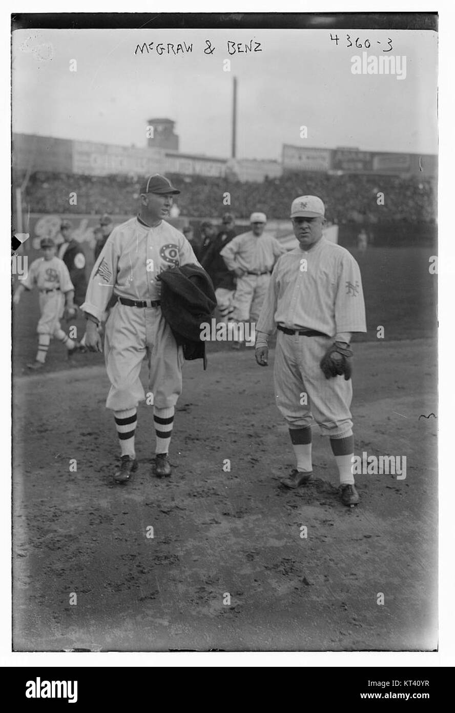 This 1917 photograph captures Chicago White Sox pitcher Joe Benz ...