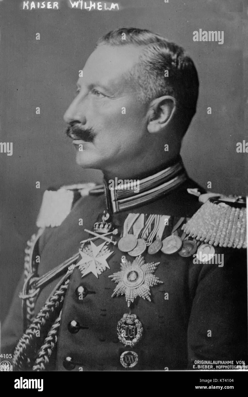 Kaiser Wilhelm was the German Emperor and King of Prussia from 1888 to ...