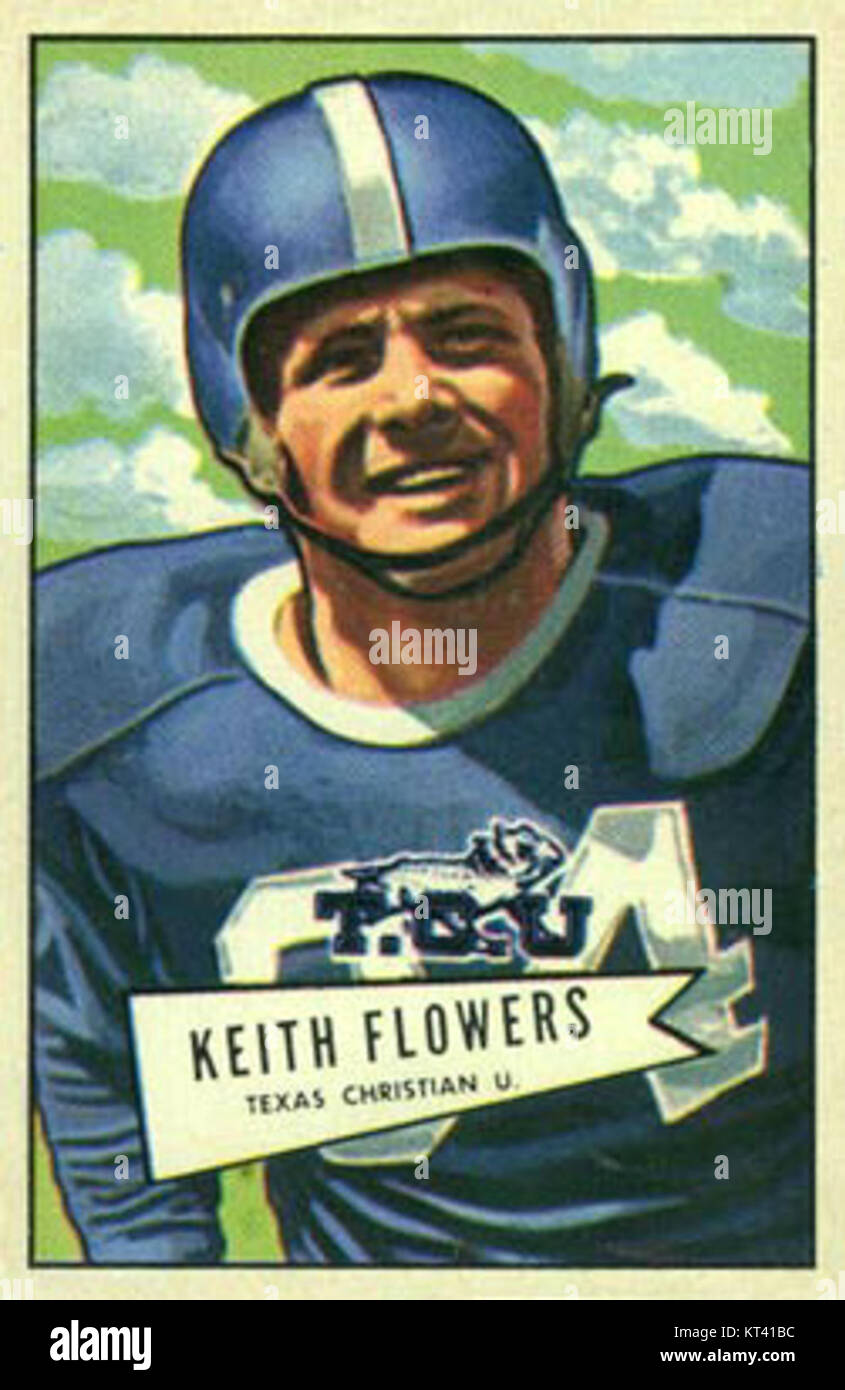 Keith Flowers was a professional baseball player featured on the 1952 ...