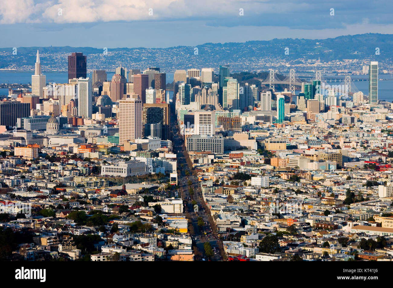 Aerial view of San Francisco skyline Stock Photo - Alamy