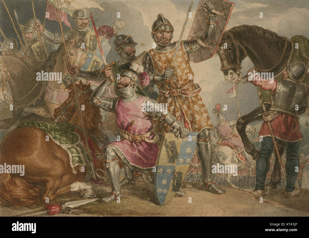 This scene from William Shakespeare’s "Henry VI, Part III" depicts ...