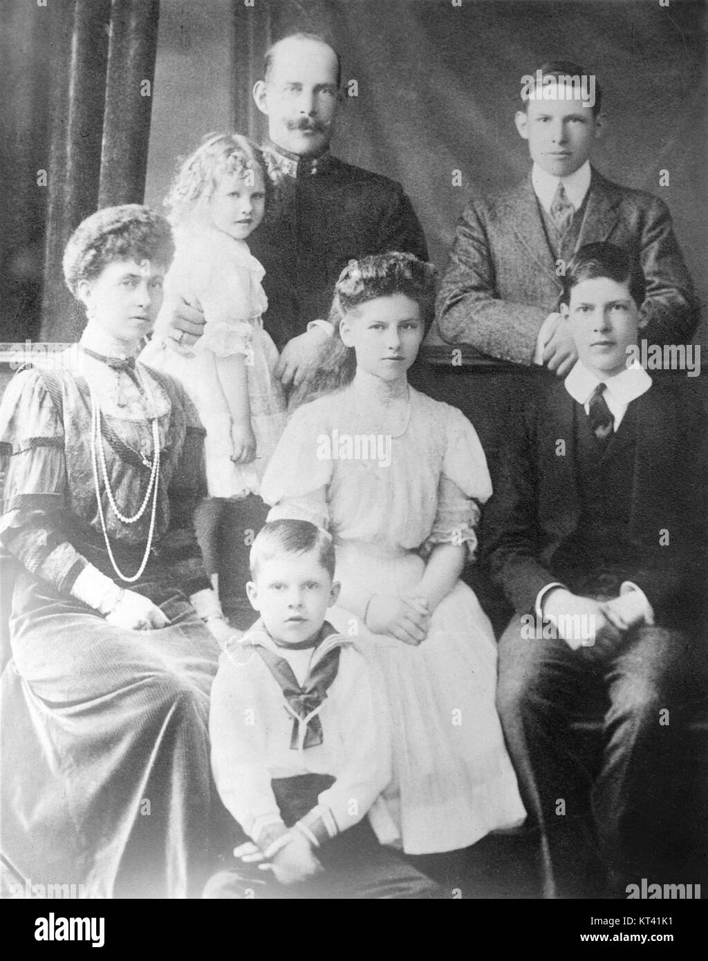 This image shows the King of Greece with his family, capturing a moment ...