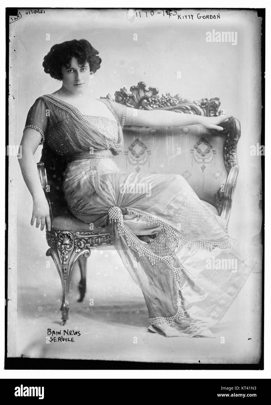 Kitty Gordon was a British actress and stage performer, known for her ...