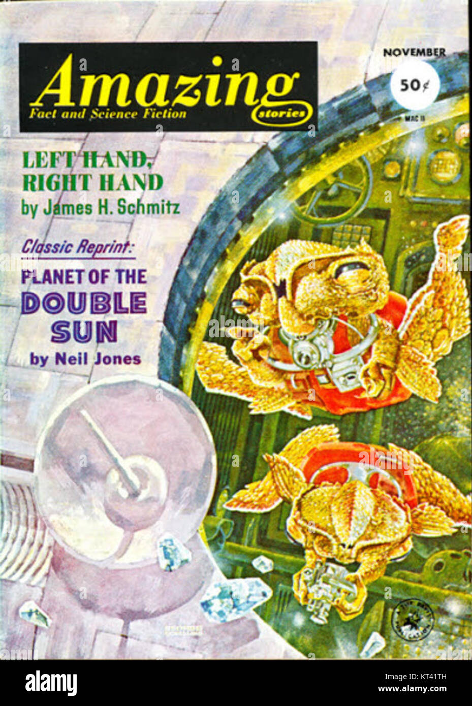 A 1962 edition of the popular science fiction magazine 'Amazing Stories ...