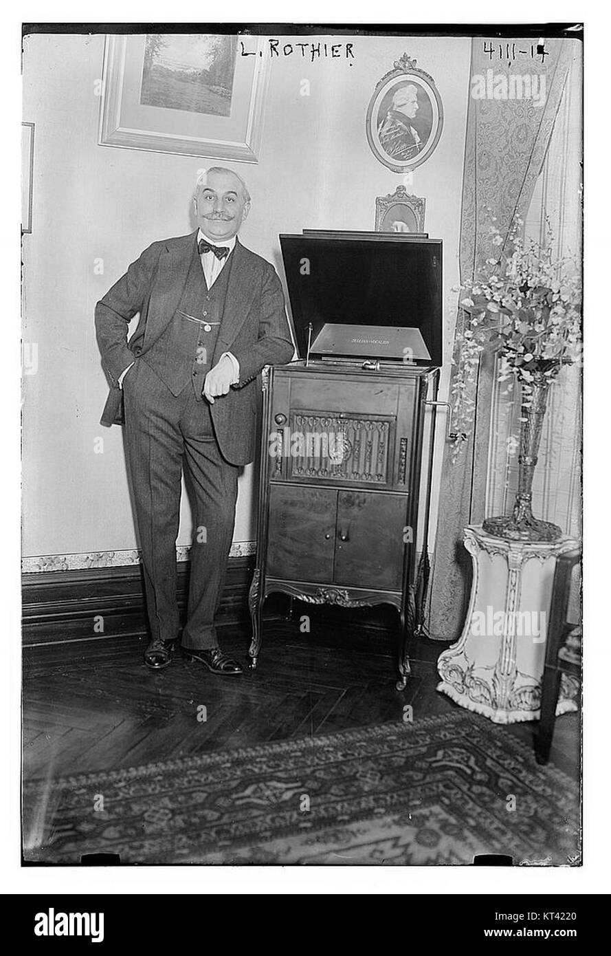 L. Rothier, an individual featured in historical records, possibly ...