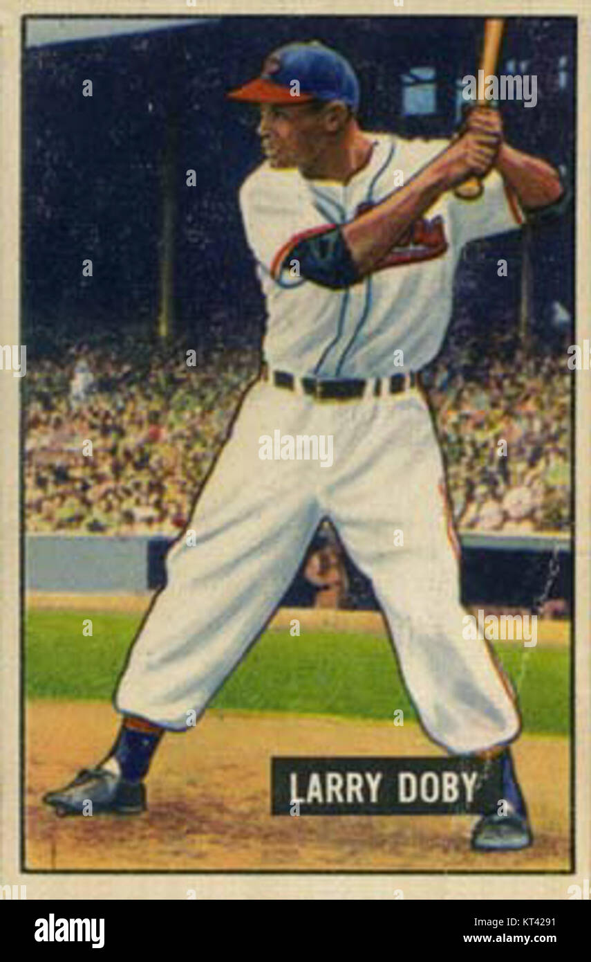 Larry Doby 1951 Stock Photo - Alamy