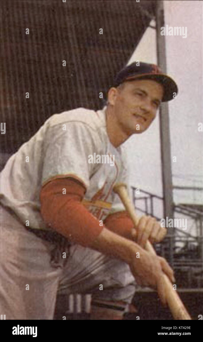 This is a trading card featuring Larry Miggins from the 1953 Bowman ...