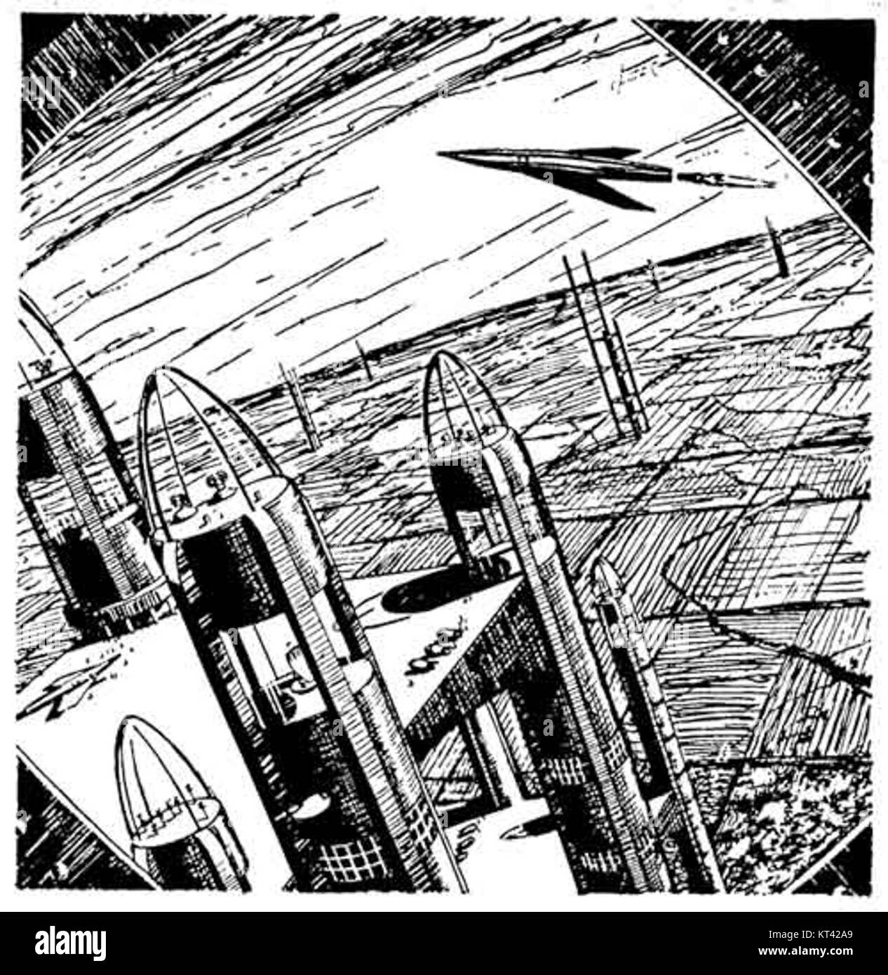 'Last Enemy' is an illustration depicting a scene from the title ...